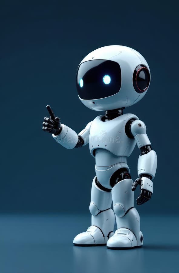 533 White Robot Pointing Finger Background Stock Photos - Free ...
