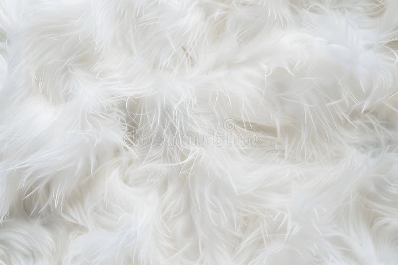 White Feather Texture Background - Close Up Stock Illustration ...