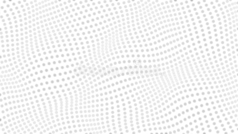 Warping White Dots on Black Background Stock Footage - Video of future ...