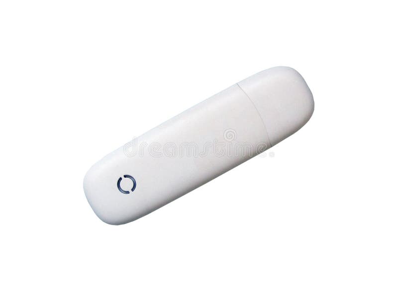 White 3g usb modem stock image. Image of memory, laptop - 81407955