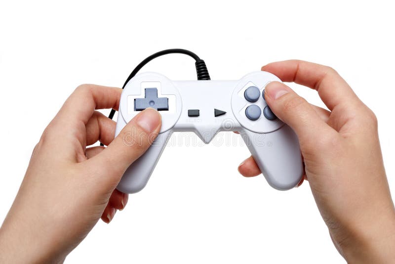 Playing video game stock photo. Image of person, controller - 26270142
