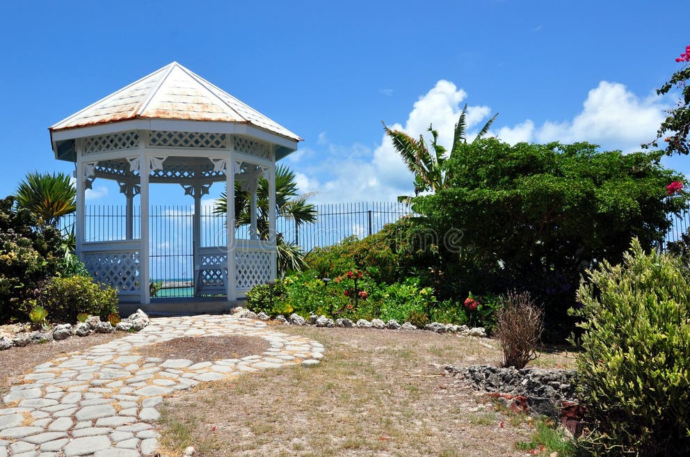 White Garden Gabezo stock photo. Image of pointed, structure - 20677132