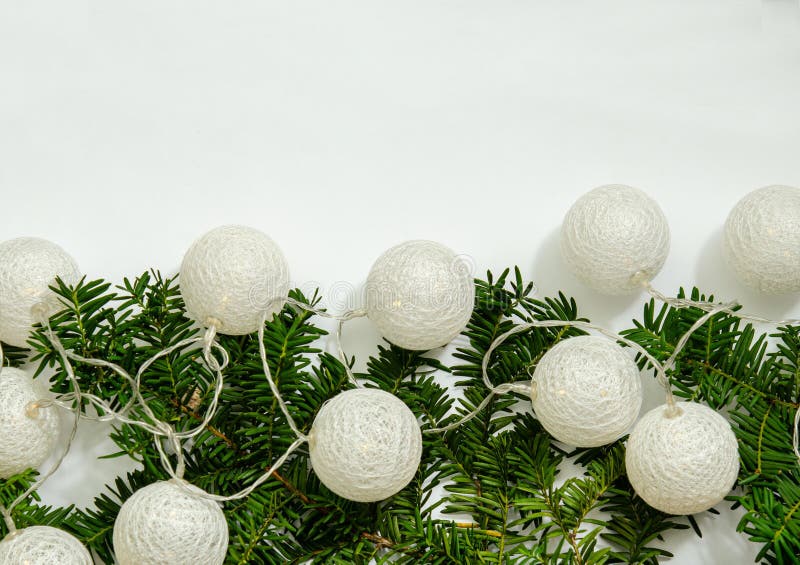 White Garland in the Form of Large Balls of Thin Threads on the ...