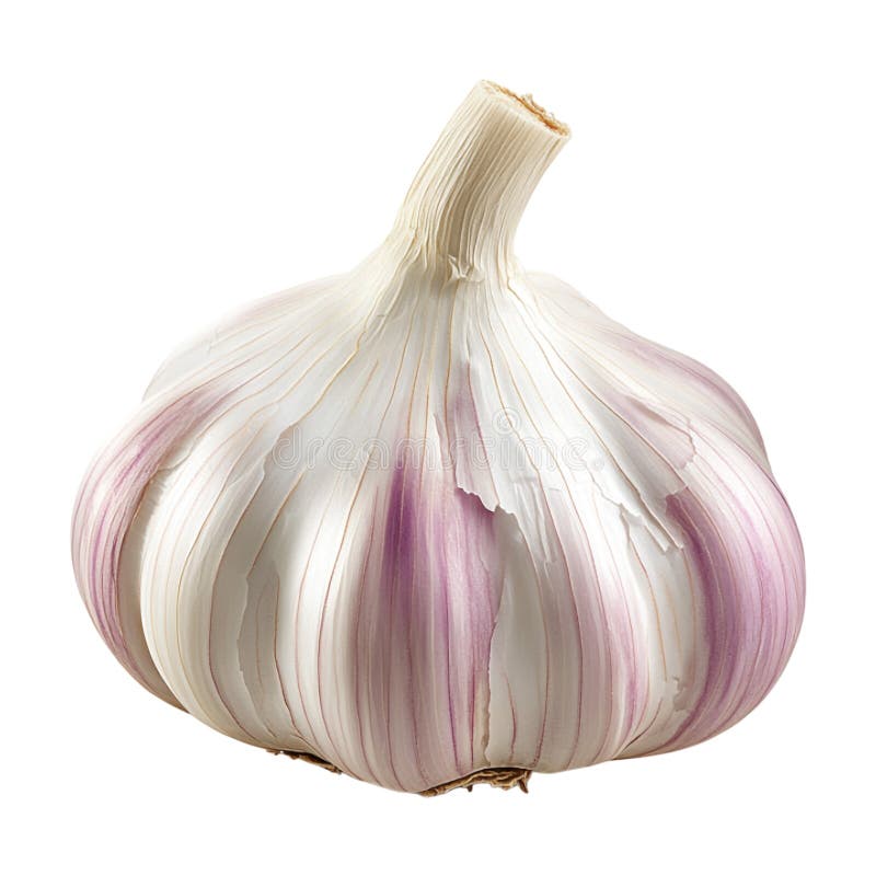 White Garlic on Transparent Background - Ai Generated Stock ...