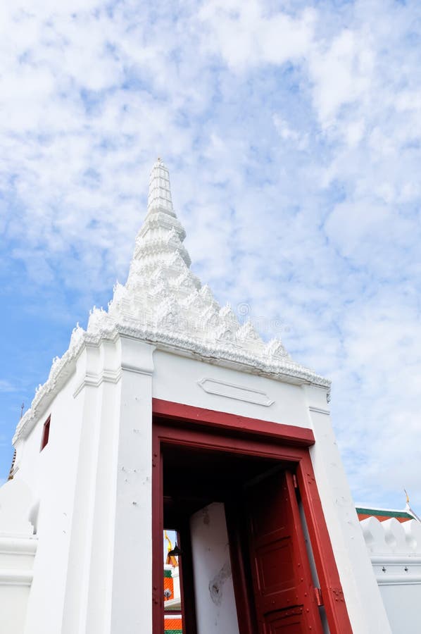 White gate stock image. Image of ornaments, background - 15958909