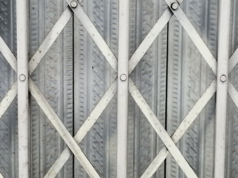 White gate stock image. Image of architecture, wall - 262852311