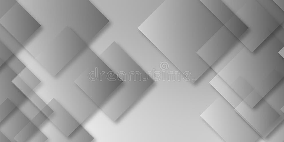 White Geometric Overlapping Square Pattern. Vector Illustration ...