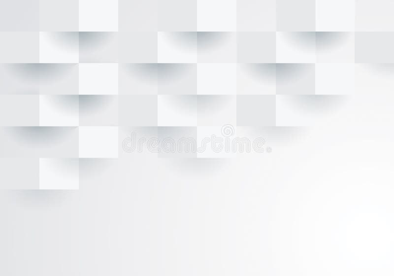White Geometric Pattern, Abstract Background Template. Stock Vector ...