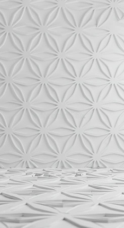 White Geometric Pattern Background Texture Stock Illustration ...