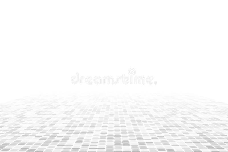 White Geometric Perspective Background. White and Grey Abstract ...