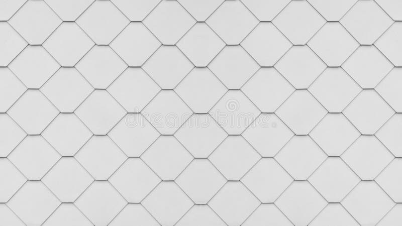 White Geometric Rhombus Diamond Hexagon 3d Tiles Wall Texture ...