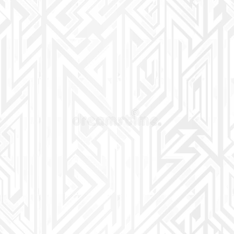 White Geometric Seamless Pattern Stock Vector - Illustration of ...