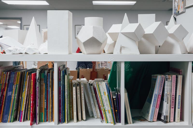 Geometric Shapes Structure and Books Used in Draw Learning Center ...