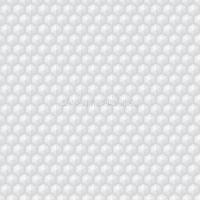 White Geometric Texture, Seamless. Stock Vector - Illustration of ...