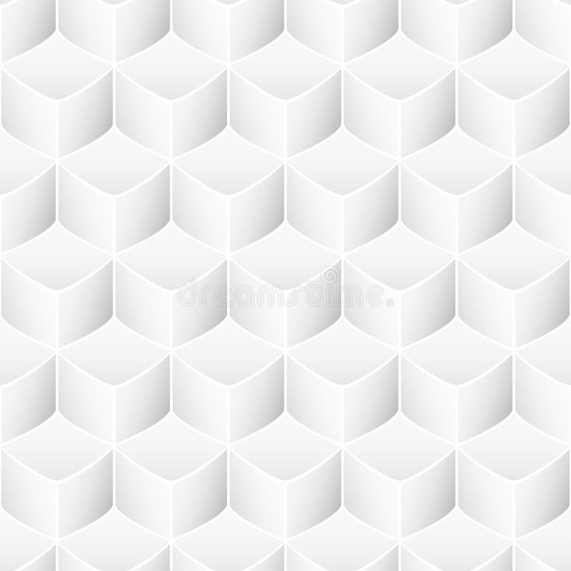 White Geometric Texture - Seamless. Stock Vector - Illustration of ...