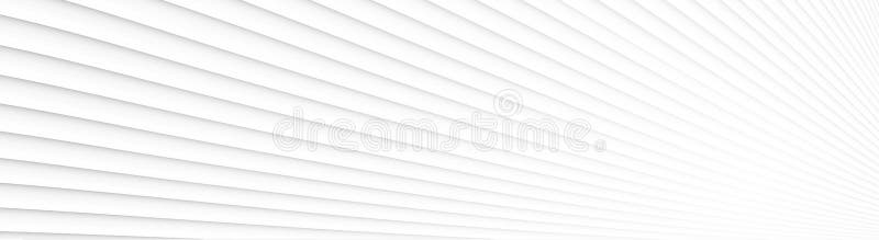 White Geometric Textured Banner. Abstract Stripe Pattern Stock Vector ...