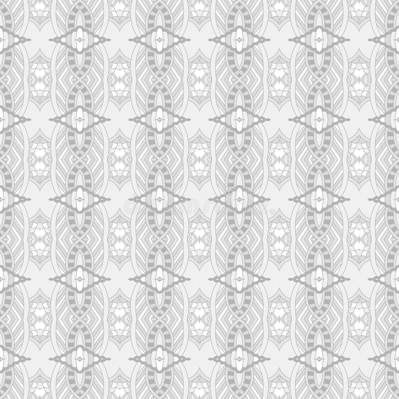 White Geometry Abstract Seamless Background Stock Vector - Illustration ...