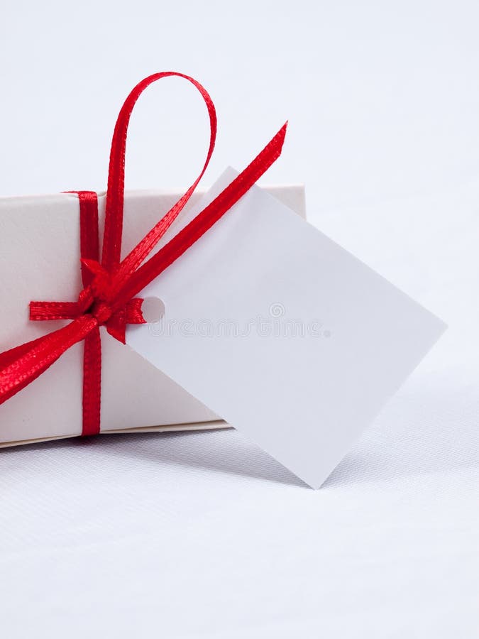 White Gift Box stock photo. Image of xmas, package, birthday - 12256924