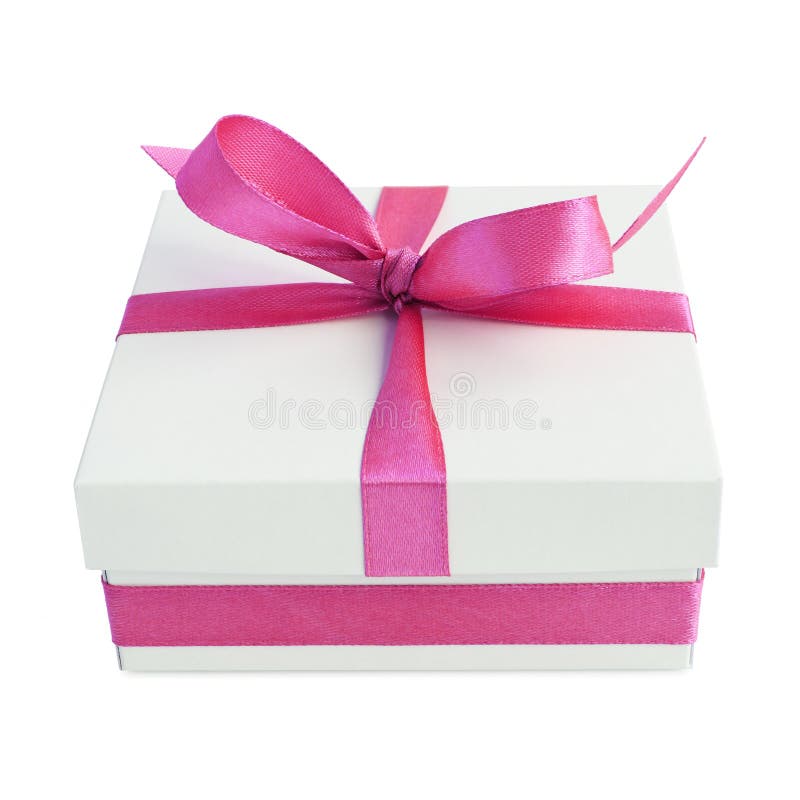 Pink gift wrapped present stock photo. Image of birthday - 18930868