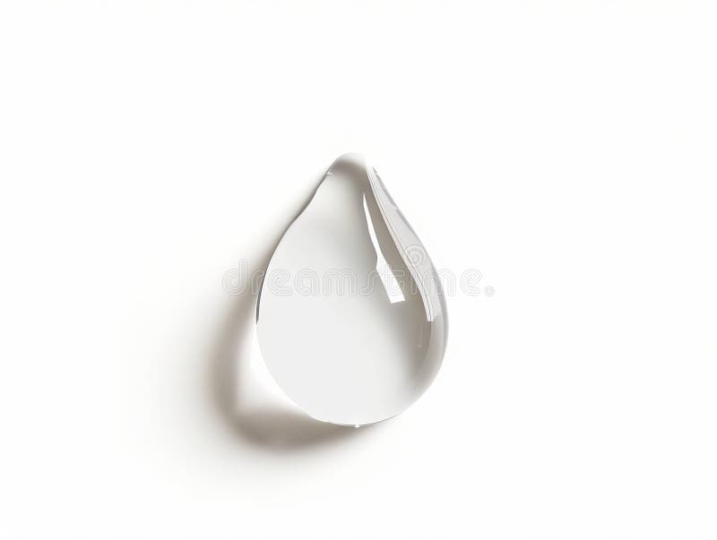 A White Glass Drop on a Table Stock Photo - Image of glass, drop: 315340486