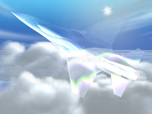 White glass plane stock illustration. Illustration of airliner - 1479609