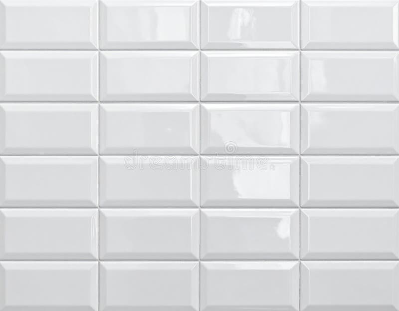 White Glossy Rectangular Tiles Wall Texture Stock Illustration ...