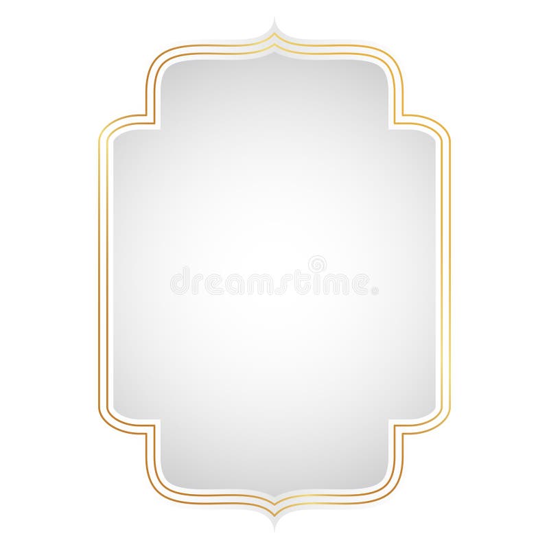 White Glow Islamic Frame stock vector. Illustration of muslim - 332690603