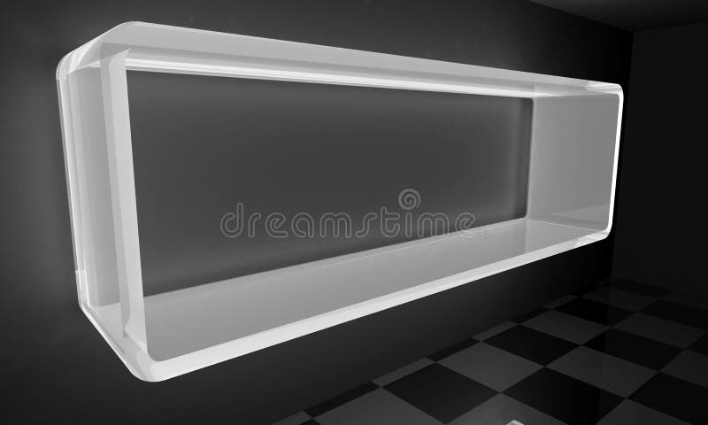 White glowing Frame stock illustration. Illustration of apartment ...