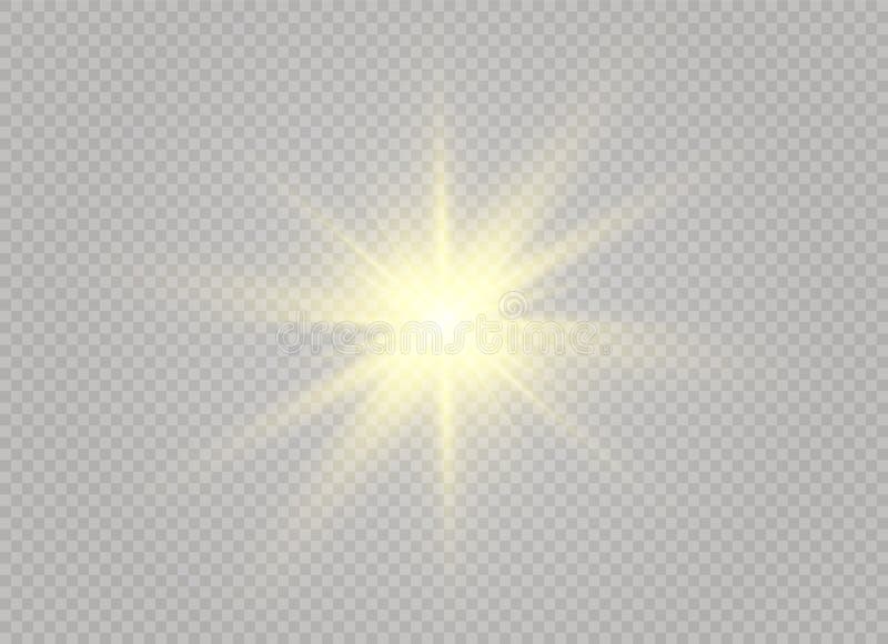 White glowing light stock vector. Illustration of glitter - 126055529