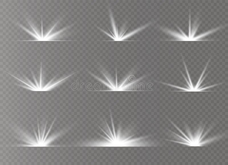 White glowing light stock vector. Illustration of blur - 142586741