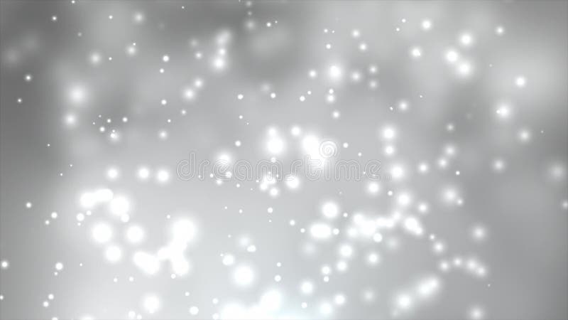 White Glowing Particles on Red Background. Glitter Particles and Shiny ...