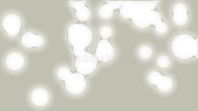 White Glowing Sticky Particles on the Light Cream Background Stock ...