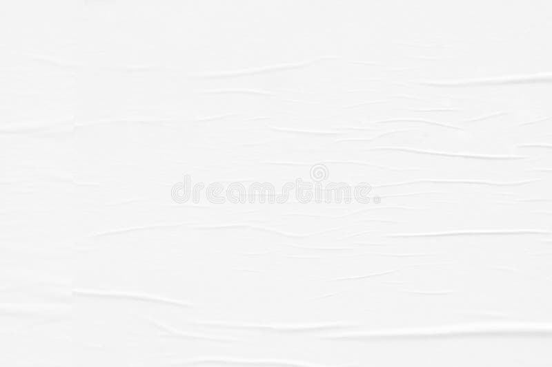 White Glued Paper Surface Texture Stock Image - Image of glued, poster ...