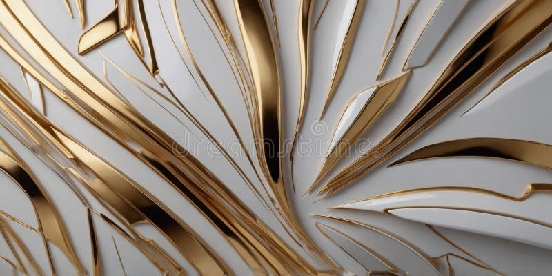 White and Gold Abstract Luxury Background. Stock Photo - Image of white ...