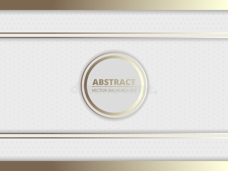White Royal Abstract Luxury Background with a Circle for the Name of ...