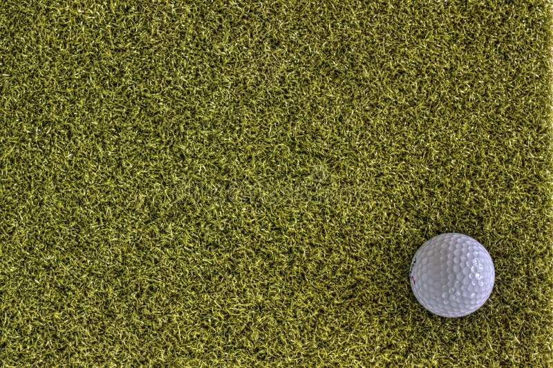 Golf Ball on Green Back Ground Stock Photo - Image of white, negative ...