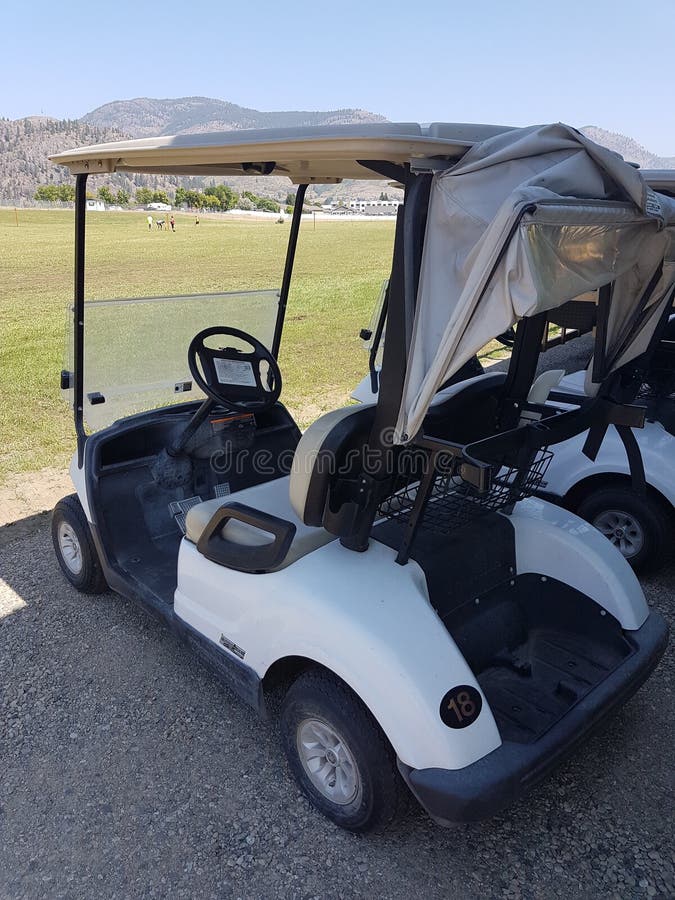 White golf cart at event editorial image. Image of cart - 155676695