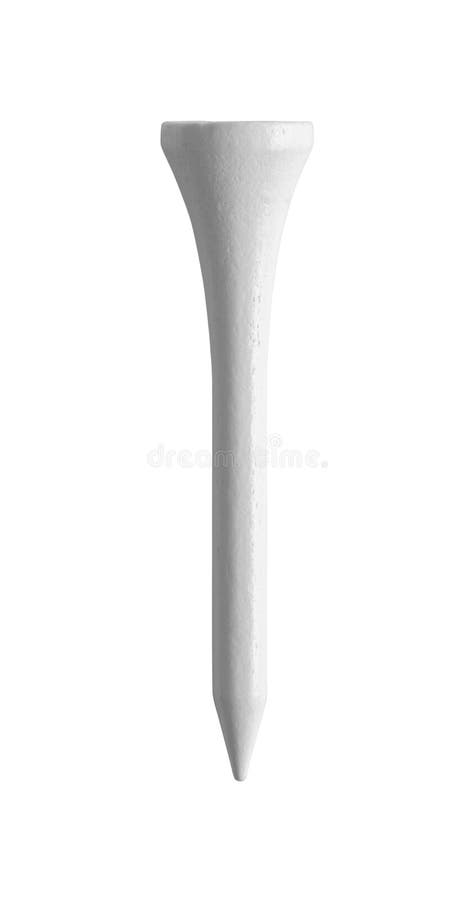 White Golf Tee stock image. Image of small, sport, isolated - 185219675