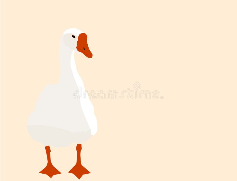Goose Front View Stock Illustrations – 1,184 Goose Front View Stock ...