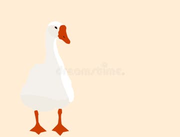Goose Front View Stock Illustrations – 1,184 Goose Front View Stock ...