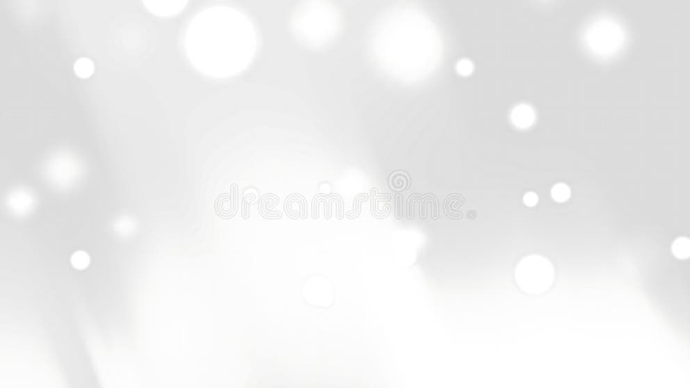 White Gradient Background Features Numerous Soft Bright Circular Lights ...