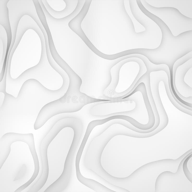 White Gradient Fluid Abstract Background Stock Illustration ...