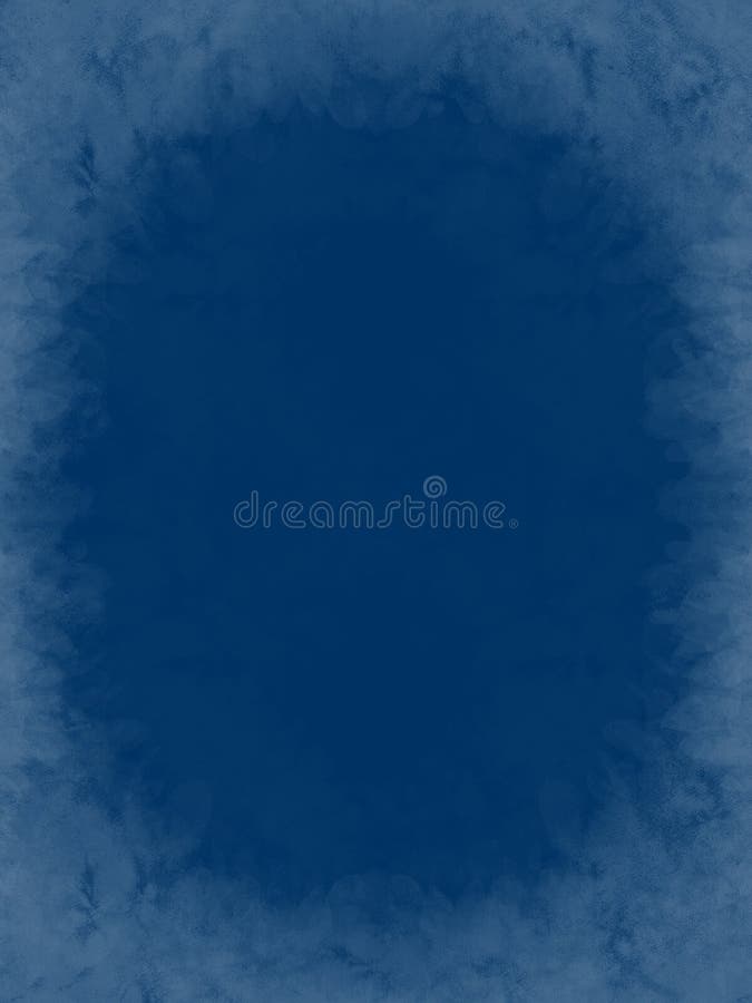 White Gradient Frame on a Blue Background Haze Cloud Stock Illustration ...