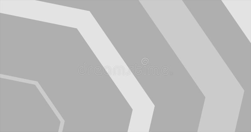 White Gradient Octagonal Polygon Abstract Background Animation Stock ...