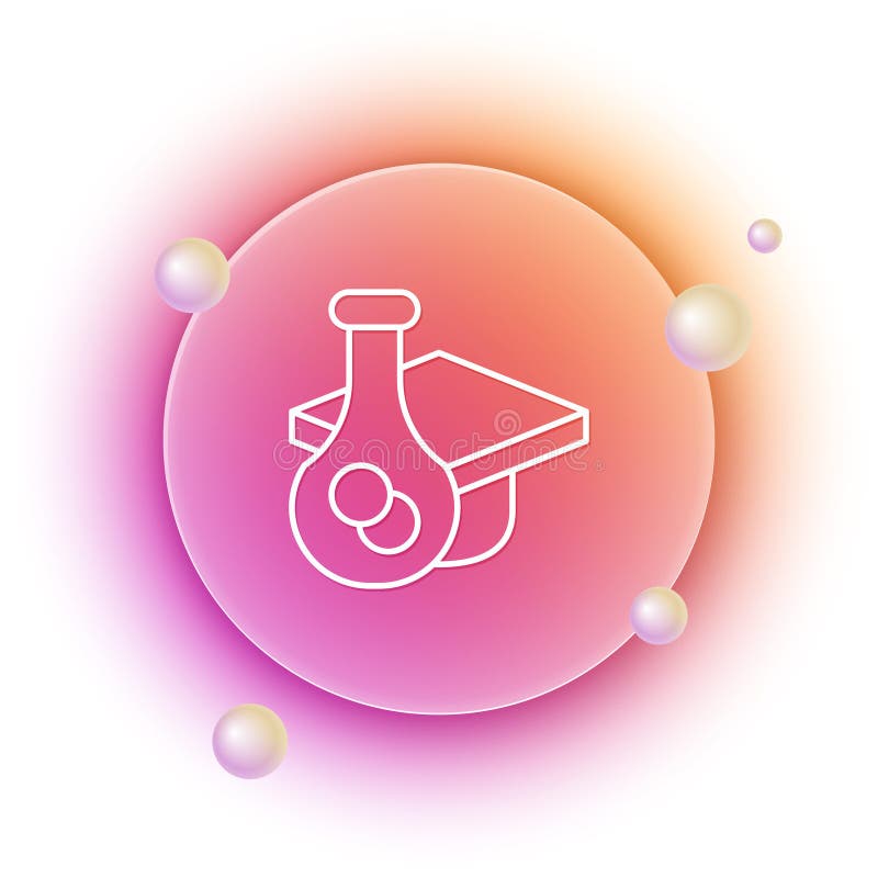 White Graduation Cap Icon Isolated on White Background. Graduation Hat with Tassel Icon Stock ...