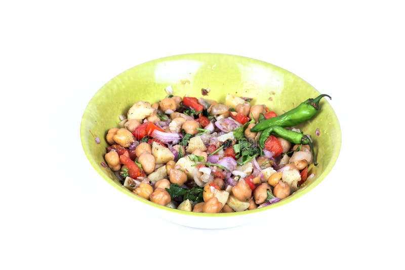 White gram salad stock image. Image of salad, tomatoes - 55249881