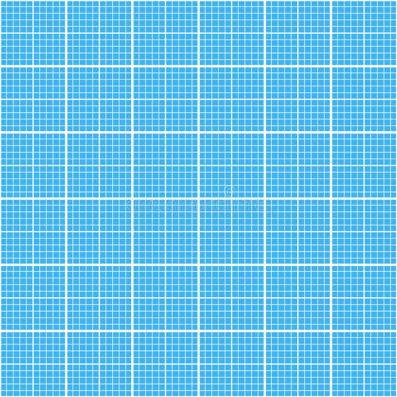 Graph Paper Cyan Color, Seamless Pattern Stock Vector - Illustration of ...