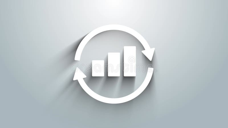 White Graph, Schedule, Chart, Diagram, Infographic, Pie Graph Icon ...