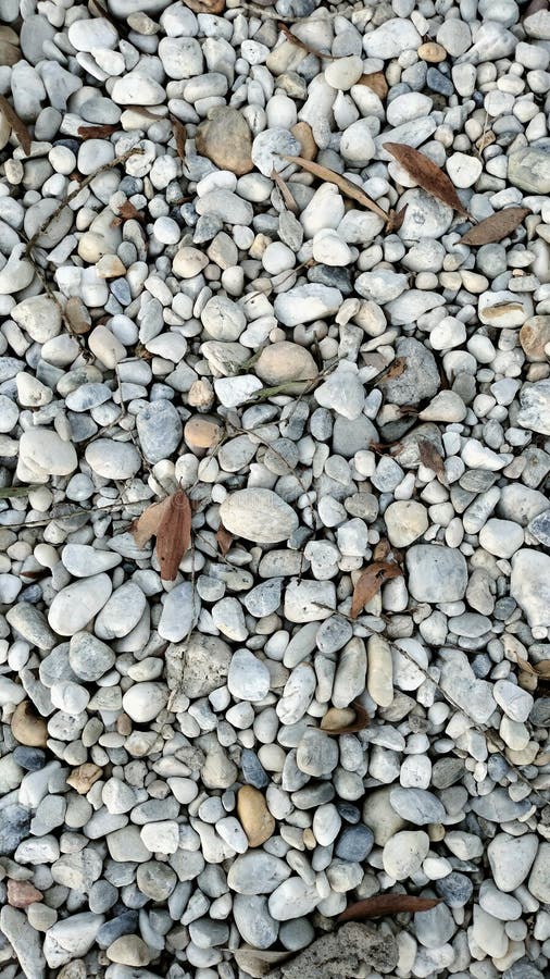 White Gravel Stones Background Texture Stock Photo - Image of boulder ...
