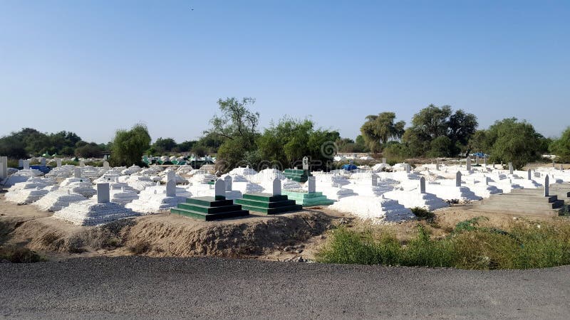 White Graves in a Graveyard Editorial Stock Image - Image of graves ...